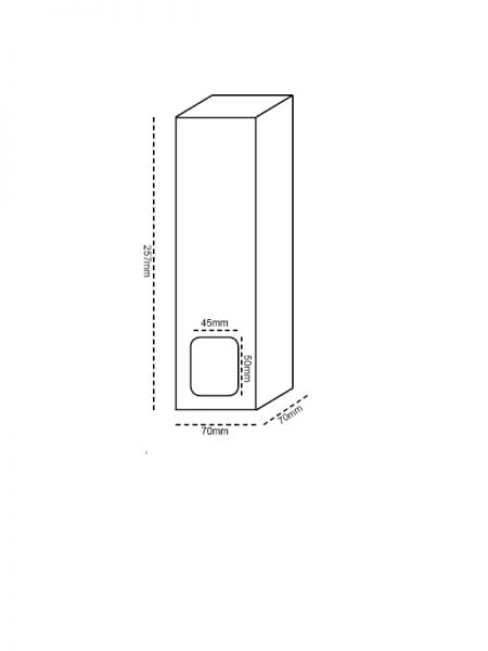 100ml solid matte Black Reed Diffuser box no window. – Naked Design